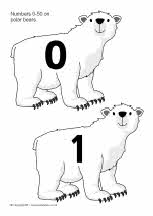 Numbers 0-50 on polar bears (SB6922) - SparkleBox