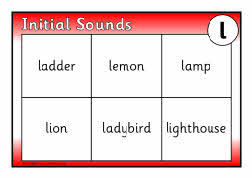Initial sounds bingo: l (SB6923) - SparkleBox