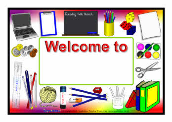 Editable KS2 classroom welcome signs (SB6933) - SparkleBox