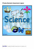 KS2 pirate-themed classroom signs and labels pack (SB6960) - SparkleBox