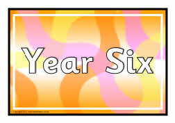 KS2 year group signs (SB6965) - SparkleBox