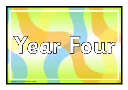 KS2 year group signs (SB6965) - SparkleBox