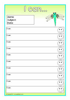 Dragonfly-themed pupil target and achievement sheets (SB6980) - SparkleBox