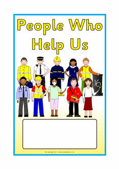 People Who Help Us editable topic book covers (SB6981) - SparkleBox