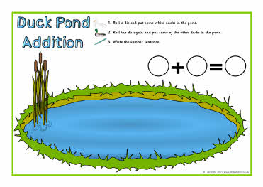 Duck pond addition mats (SB6998) - SparkleBox