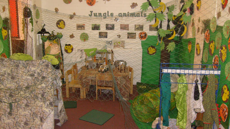 Jungle area classroom display photo - Photo gallery - SparkleBox
