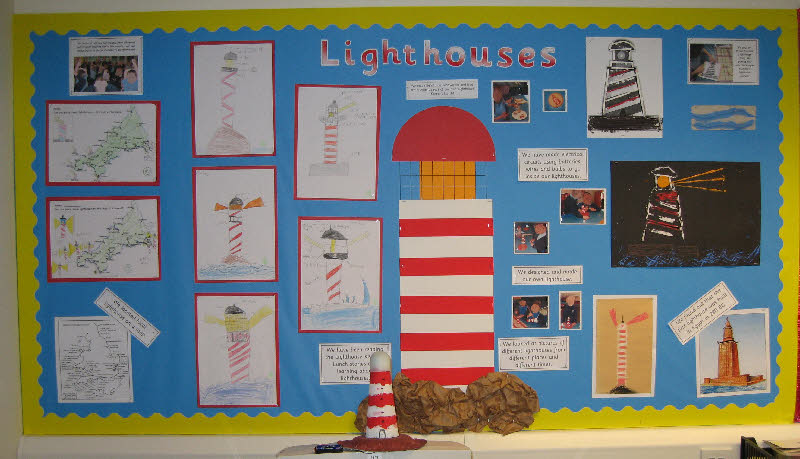 Lighthouses classroom display photo - Photo gallery - SparkleBox
