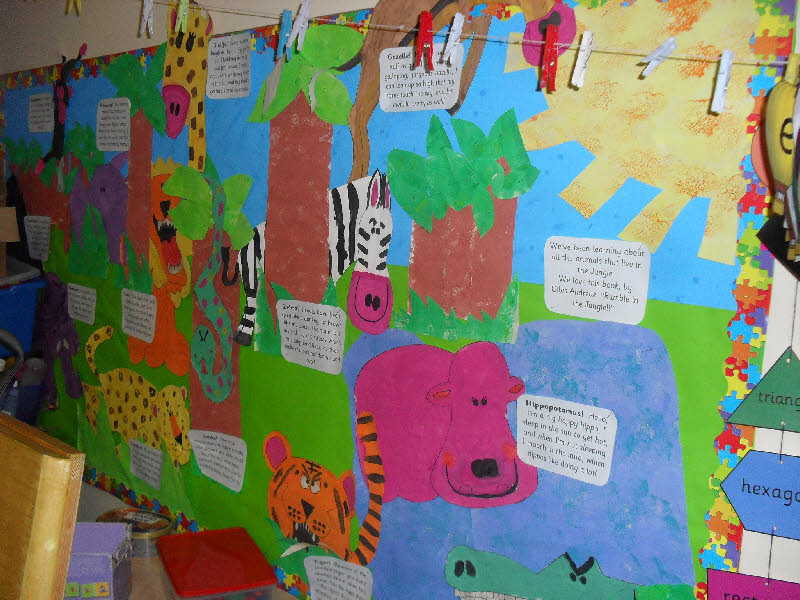 Rumble in the Jungle classroom display photo - Photo gallery - SparkleBox