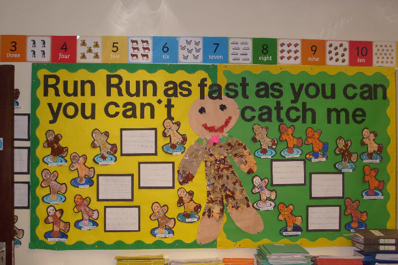 The Gingerbread Man classroom display photo - Photo gallery - SparkleBox