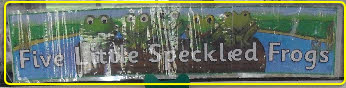 Five Little Speckled Frogs classroom display photo - Photo gallery ...