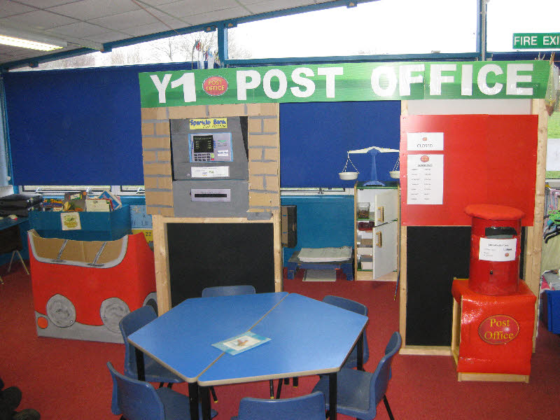 Post Office role-play area classroom display photo - Photo gallery ...