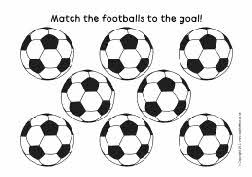 Footballs and goals counting activity (SB7026) - SparkleBox