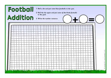 Football addition mats (SB7027) - SparkleBox