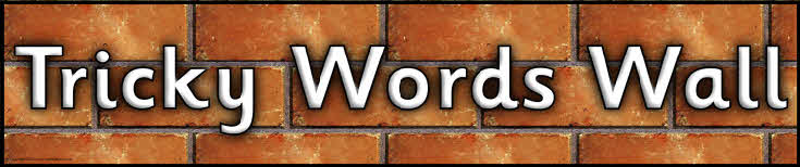 Tricky Words Wall display banners (SB7098) - SparkleBox