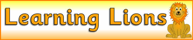 Learning Lions display banner (SB7114) - SparkleBox