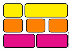 Editable coloured word wall bricks (SB7161) - SparkleBox