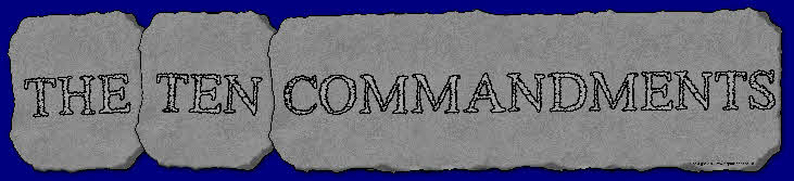 The Ten Commandments display banners (SB7159) - SparkleBox