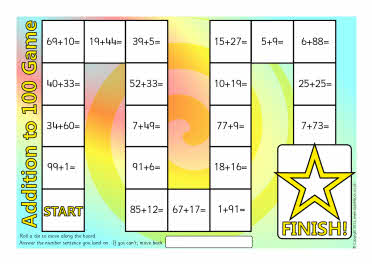 Addition to 100 board games (SB7223) - SparkleBox