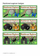 Rainforest Explorers role-play pack (SB7298) - SparkleBox