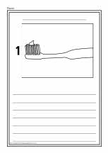 How to brush your teeth colour and write sheets (SB7314) - SparkleBox