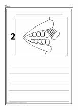 How to brush your teeth colour and write sheets (SB7314) - SparkleBox