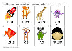 High-frequency words pairs/memory game cards (SB7332) - SparkleBox