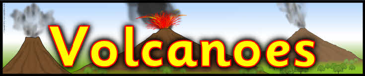Volcanoes display banner (SB7357) - SparkleBox