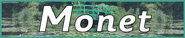 Claude Monet display banners (SB7361) - SparkleBox