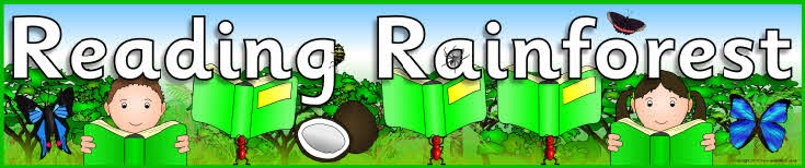 Reading Rainforest banner (SB7374) - SparkleBox