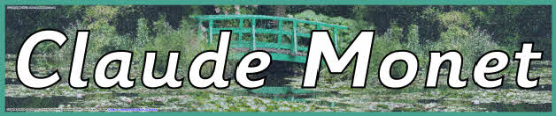 Claude Monet display banners (SB7361) - SparkleBox