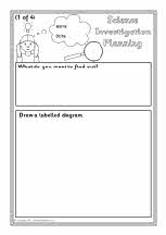 Science investigation planning sheets (SB7409) - SparkleBox