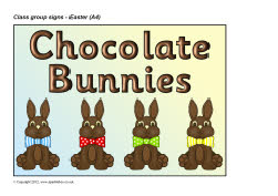 Easter-themed group signs - A4 (SB7575) - SparkleBox