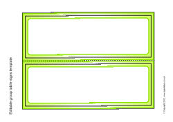 Editable coloured class group table signs templates (SB7618) - SparkleBox