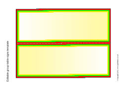 Editable class group table signs templates (SB7617) - SparkleBox