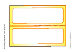 Editable class group table signs templates (SB7617) - SparkleBox