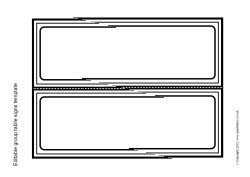 Editable coloured class group table signs templates (SB7618) - SparkleBox