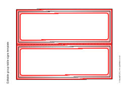 Editable coloured class group table signs templates (SB7618) - SparkleBox