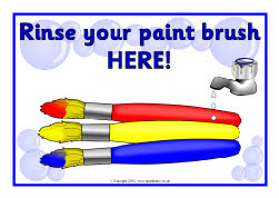 Classroom sink signs (SB7603) - SparkleBox