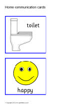 Home communication cards (SB7628) - SparkleBox