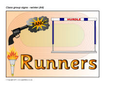 Olympic sports class group signs - A4 (SB7684) - SparkleBox