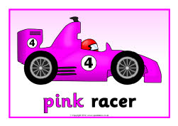 Racing car colour posters (SB7873) - SparkleBox