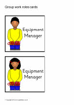 Group work role cards (SB7905) - SparkleBox