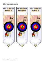 Olympics bookmarks (SB7933) - SparkleBox