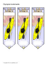 Olympics bookmarks (SB7933) - SparkleBox