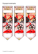Olympics bookmarks (SB7933) - SparkleBox