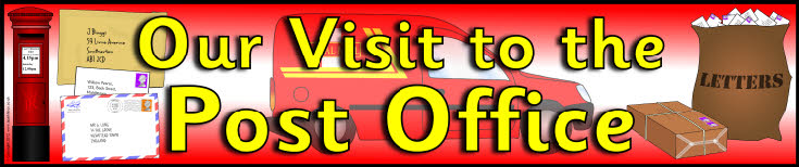 Our Visit to the Post Office display banner (SB7952) - SparkleBox