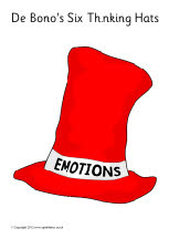 De Bono’s Six Thinking Hats visual aids (SB7984) - SparkleBox