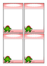 Editable themed communication slips (SB8063) - SparkleBox