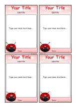 Editable themed communication slips (SB8063) - SparkleBox