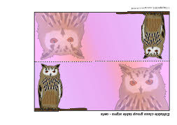 Editable owl-themed group table signs (SB8101) - SparkleBox